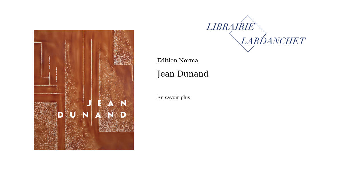 Jean Dunand | Librairie Lardanchet Paris