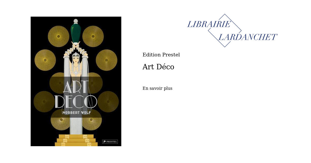 Art Déco | Librairie Lardanchet Paris