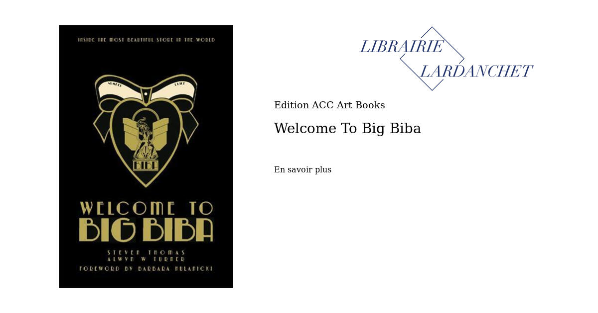 Welcome To Big Biba