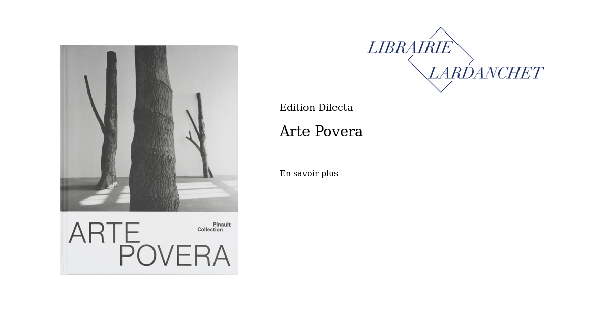 Arte Povera | Librairie Lardanchet Paris