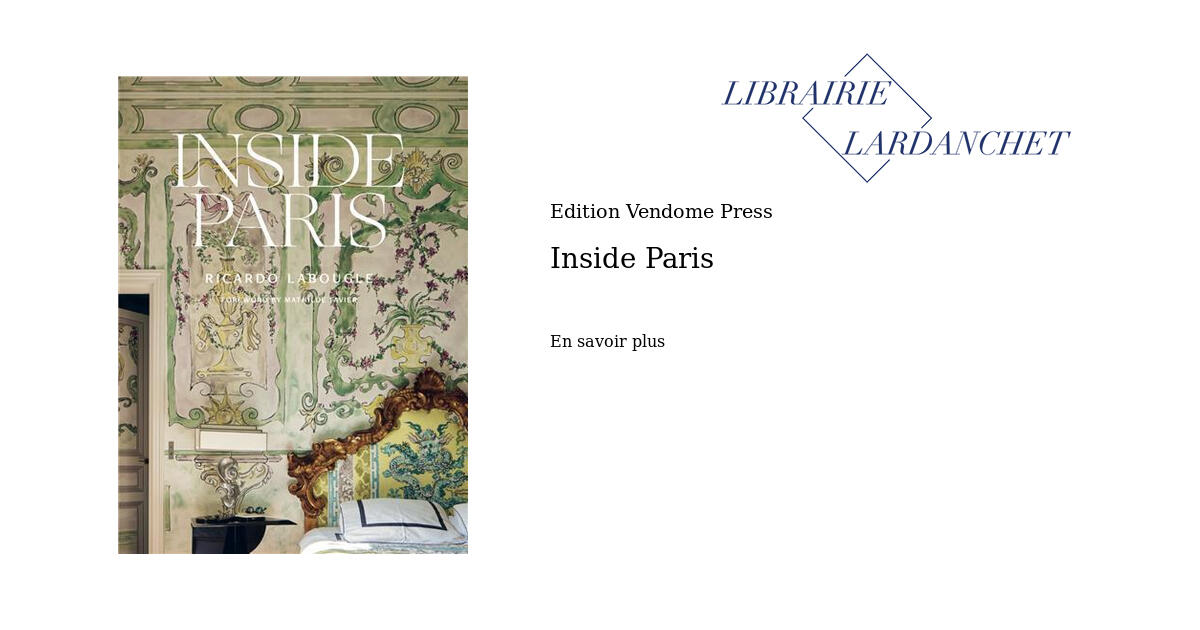 Inside Paris | Librairie Lardanchet Paris