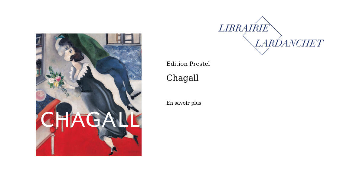 Chagall | Librairie Lardanchet Paris